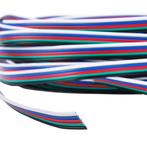 RGBW Ledstrip Kabel 5-aderig per meter